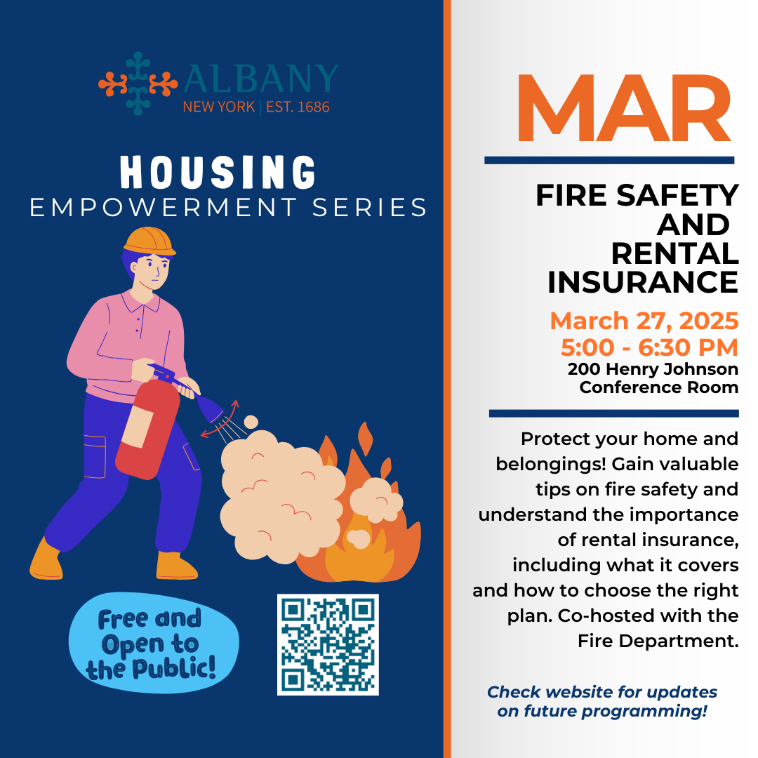 City of Albany Housing Empowerment Series: Fire Safety with AFD
